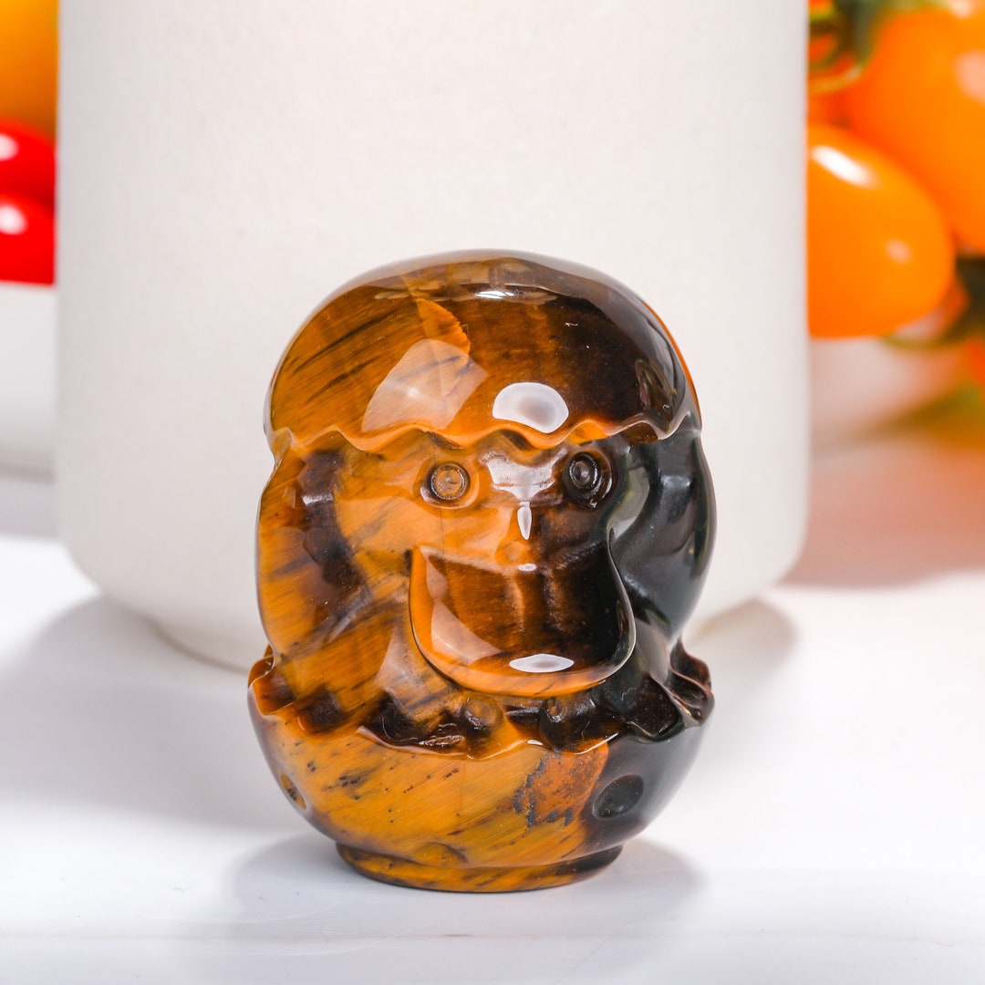 2 Inch, Genuine Crystal Duck Statue, Hand Carved Duck Decor ,healing ...