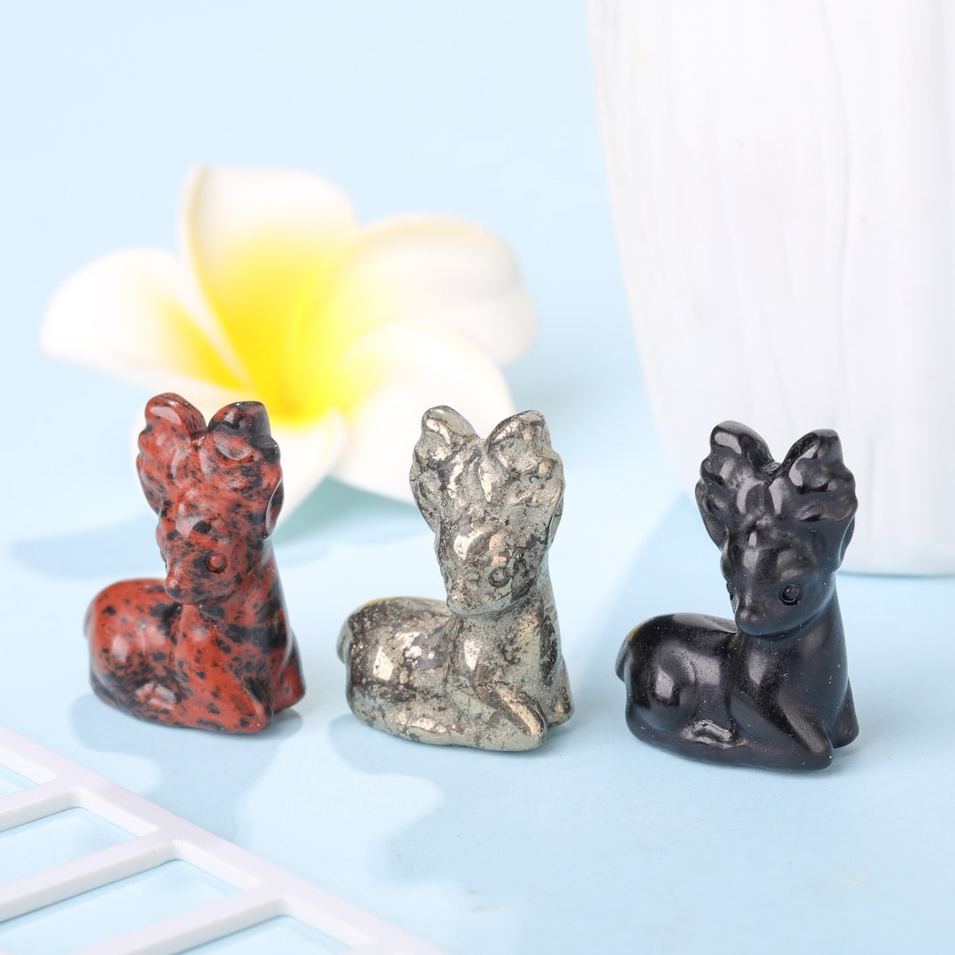 1.2 Crystal Deer ,mini Crystals Deer Figurine ,home Decor ,christmas ...