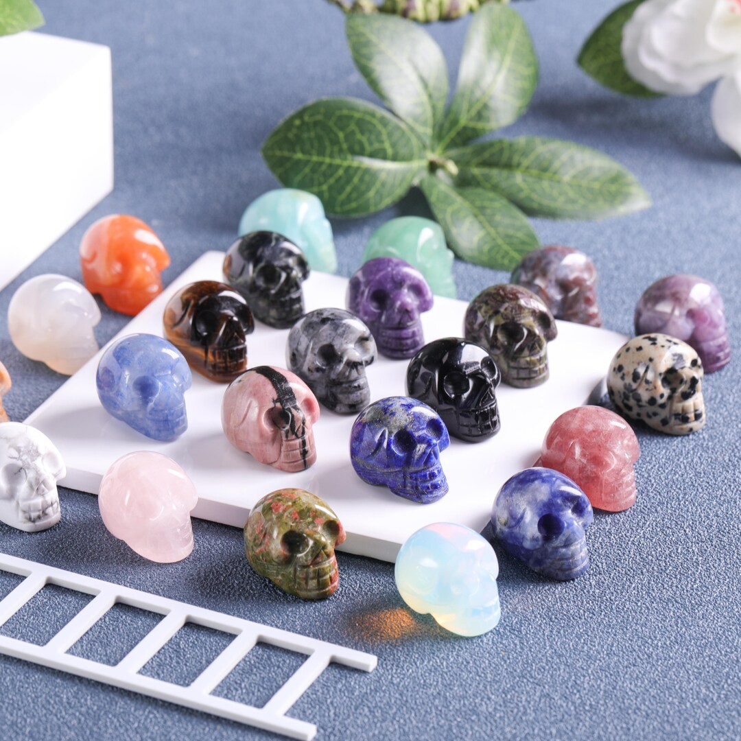 1 Inch Mini Skull, Quartz Skulls,crystsal Skulls for Gift, Skulls Decor ...