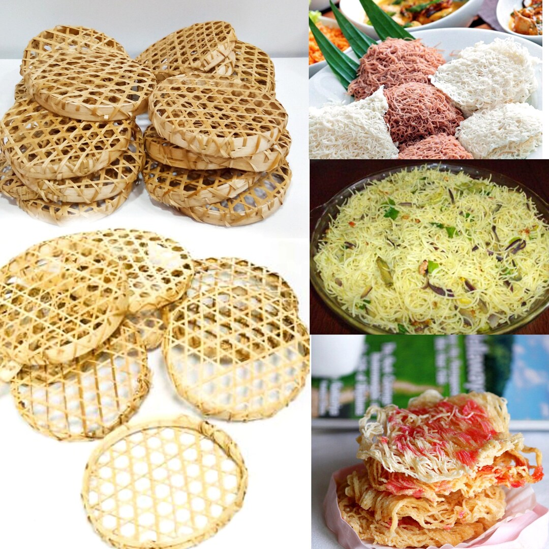 Eco Friendly String Hopper Maker Trays 10pcs Organic Reusable Idiyappam ...