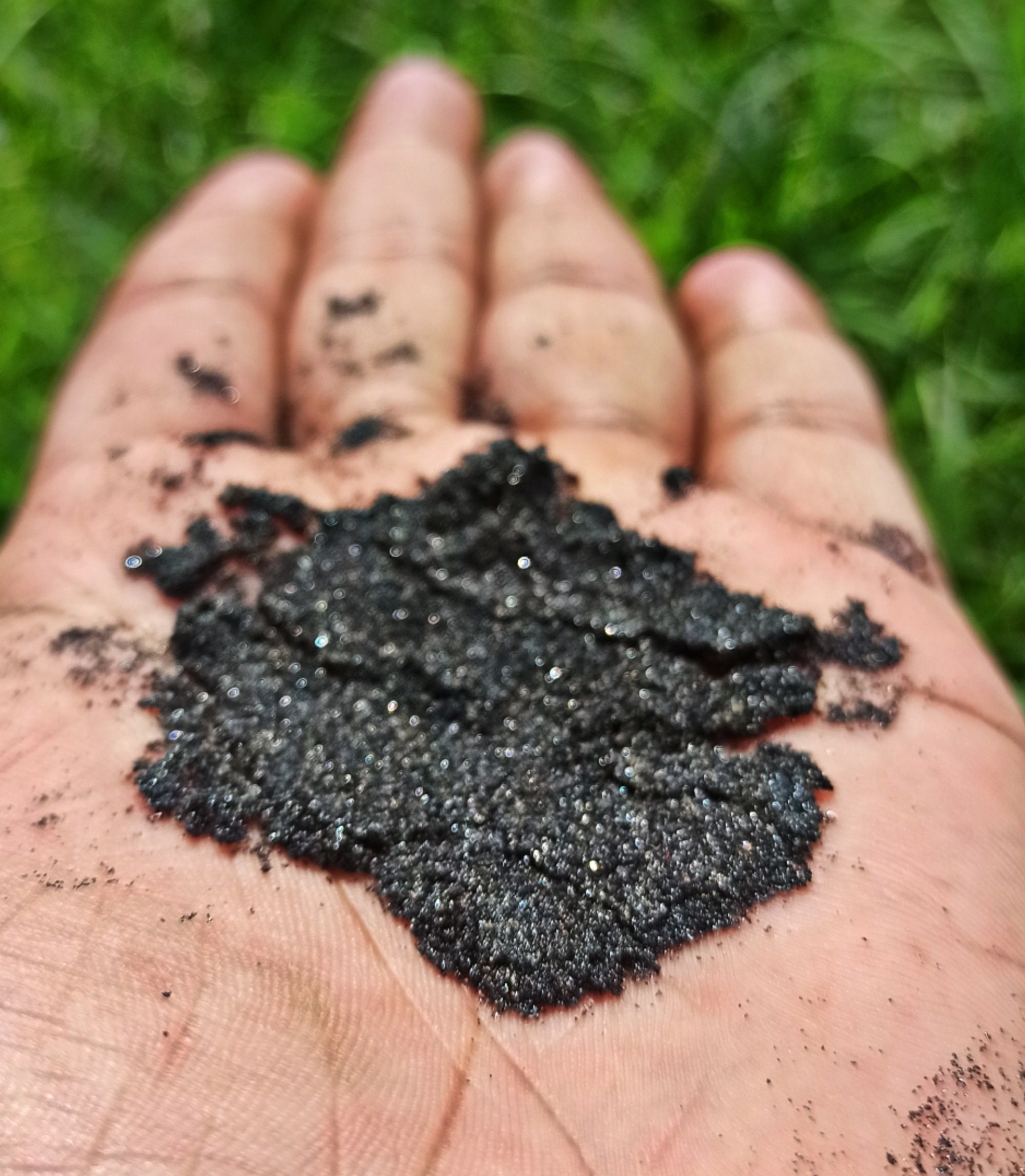 Black Sand Shining Natural Sand Handcraft Sand Brilliant - Etsy Hong Kong