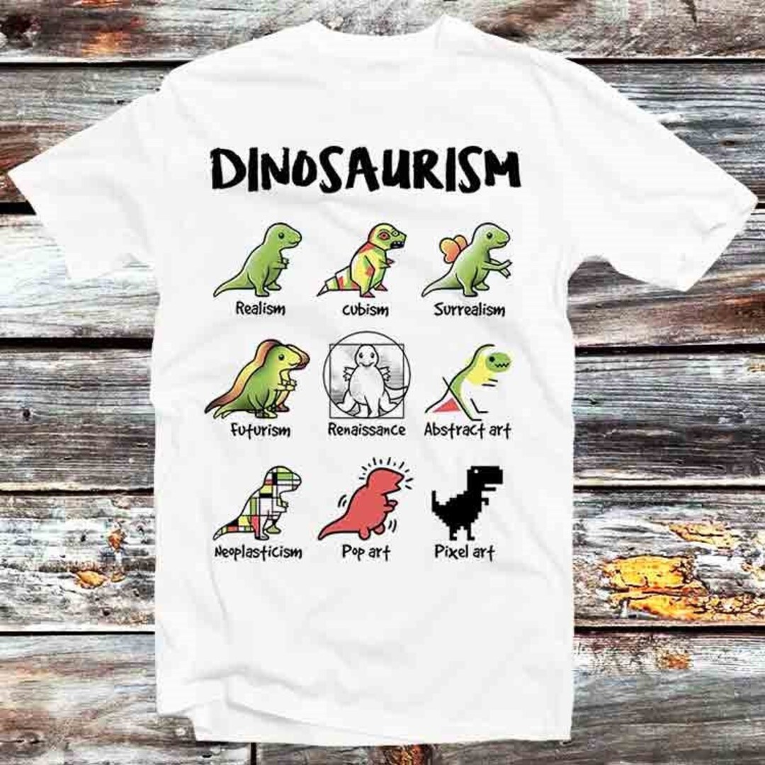 Dinosaurs Cartoon Art Dinosaurism Realism Surrealism Futurism Pop Pixel ...