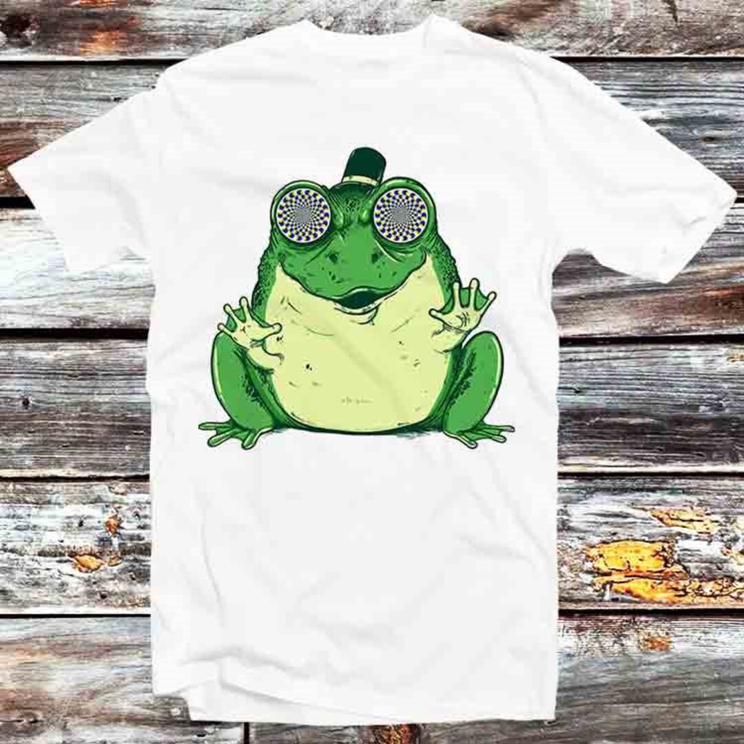 Hypnotize Star Frog T Shirt Vintage Retro Cool Gift Mens Womens Unisex ...