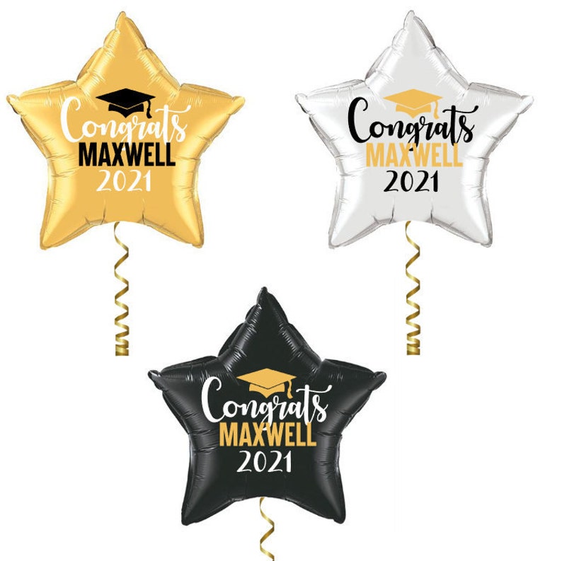 Personalized Graduation Balloons | Etsy