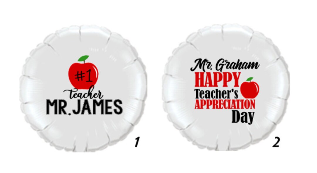 Teacher Appreciation Balloon - Etsy