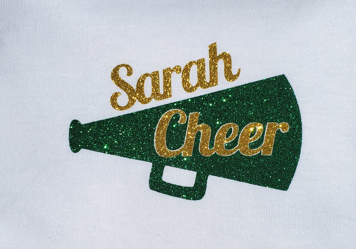 Cheer Megaphone Personalized Decal/iron-on - Etsy