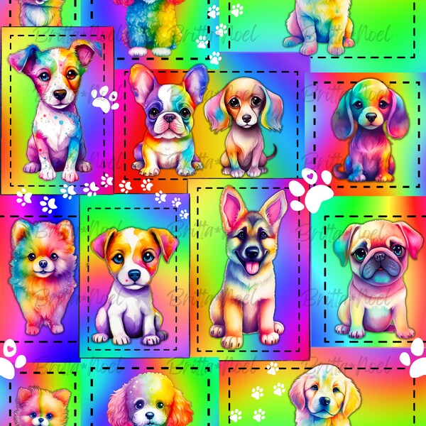 Patchwork Puppy - Etsy