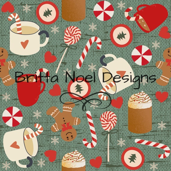 Fondo De Pantalla Navideño De Menta Patrón De Navidad Árboles De