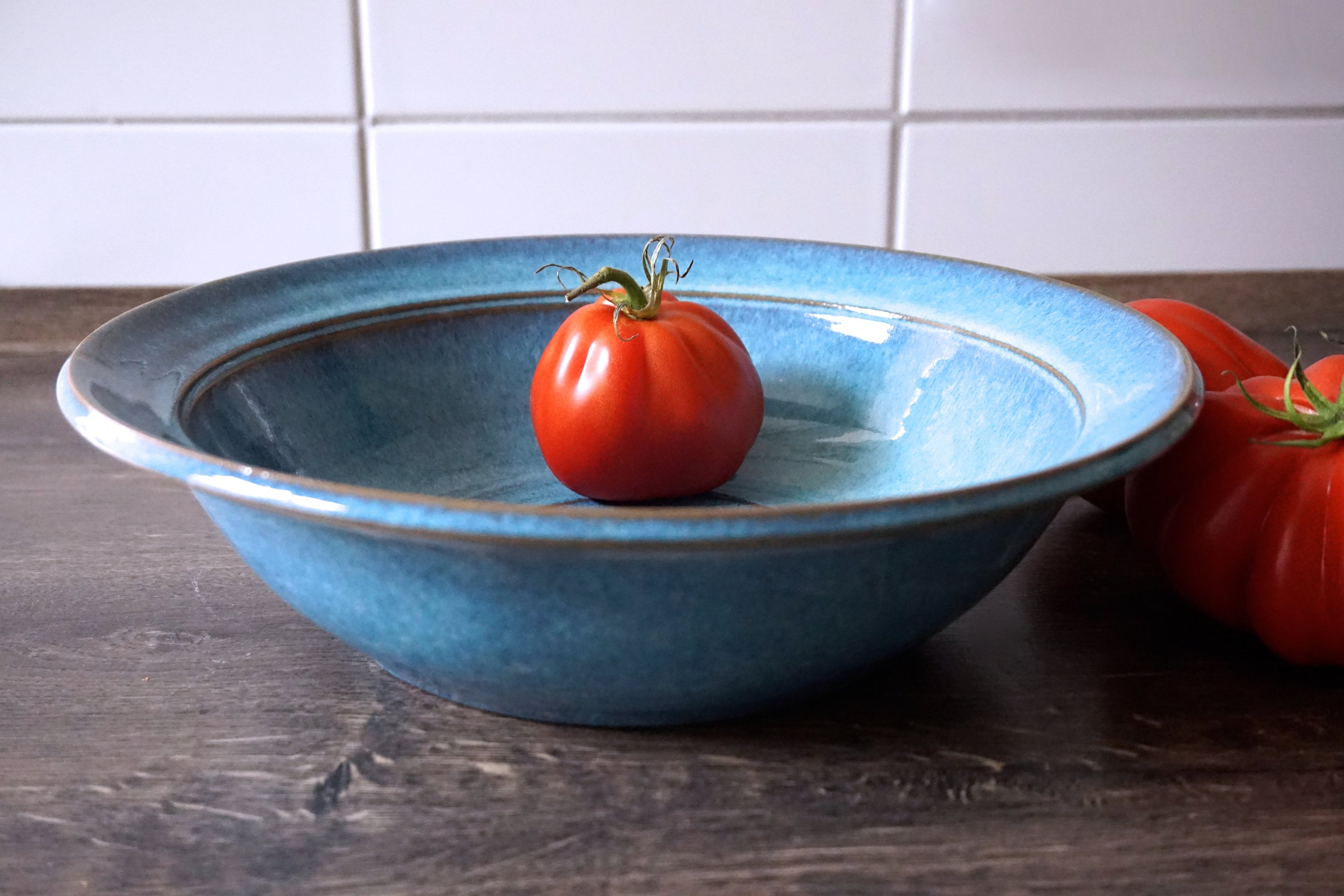 Large Ceramic Fruit Bowl - Etsy