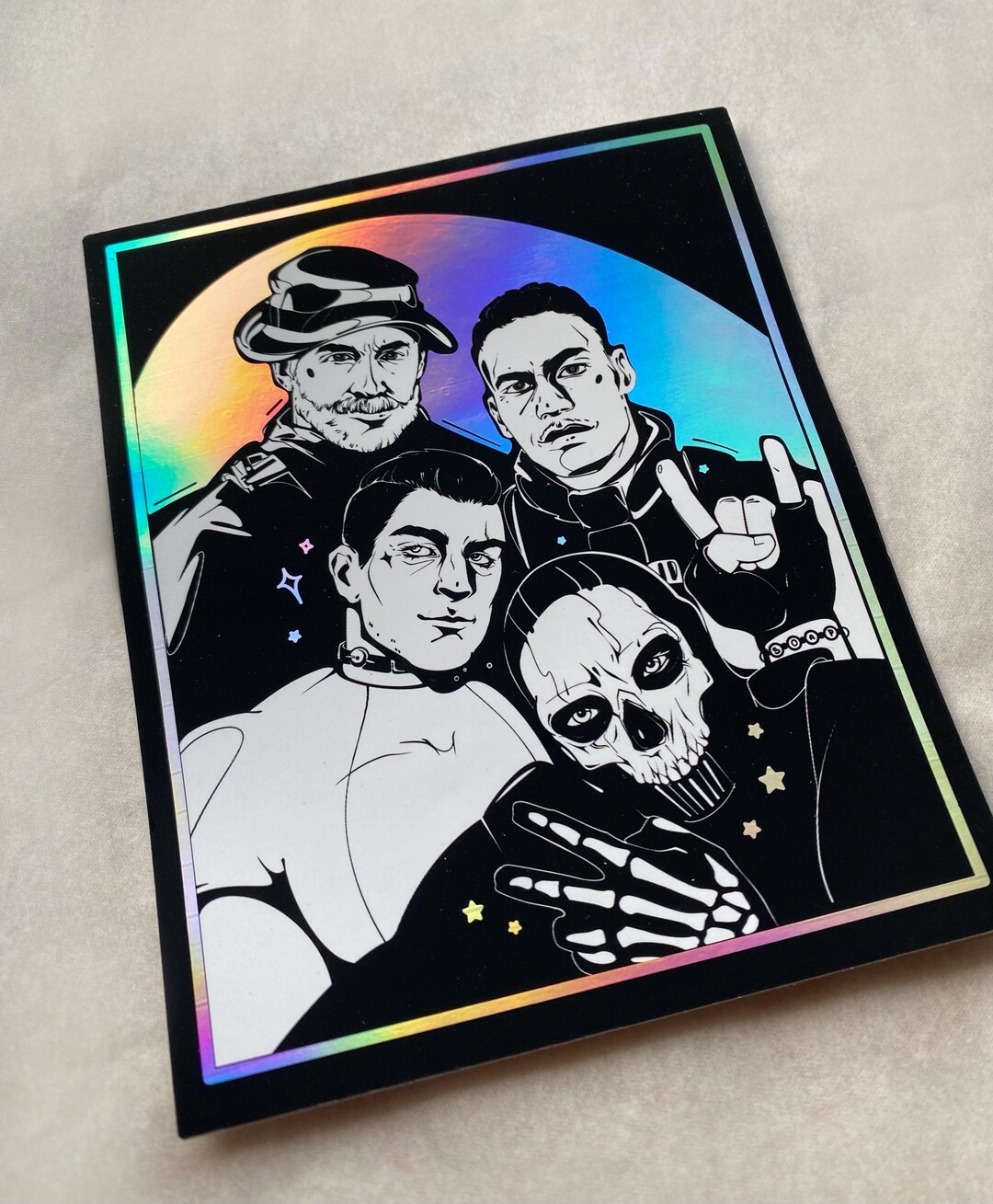 Big Matte & Holographic Decal / Military Fps Video Gaming Art / Task ...