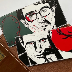 Hannibal Sticker Set of 11, Stickerpack Hannibal Lecter and Will Graham ...