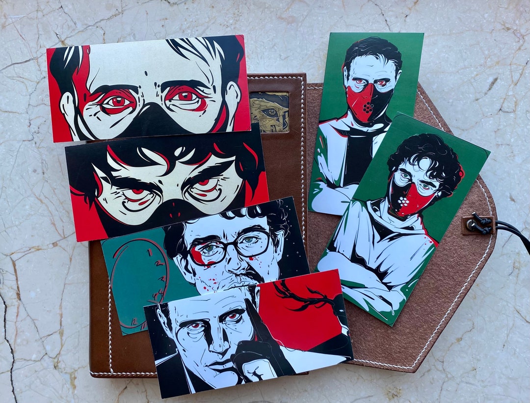 Hannibal Sticker Set of 6, Sticker Pack Hannibal Lecter and Will Graham ...