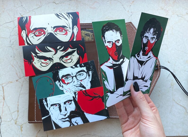 Hannibal Sticker Set of 6, Sticker Pack Hannibal Lecter and Will Graham ...