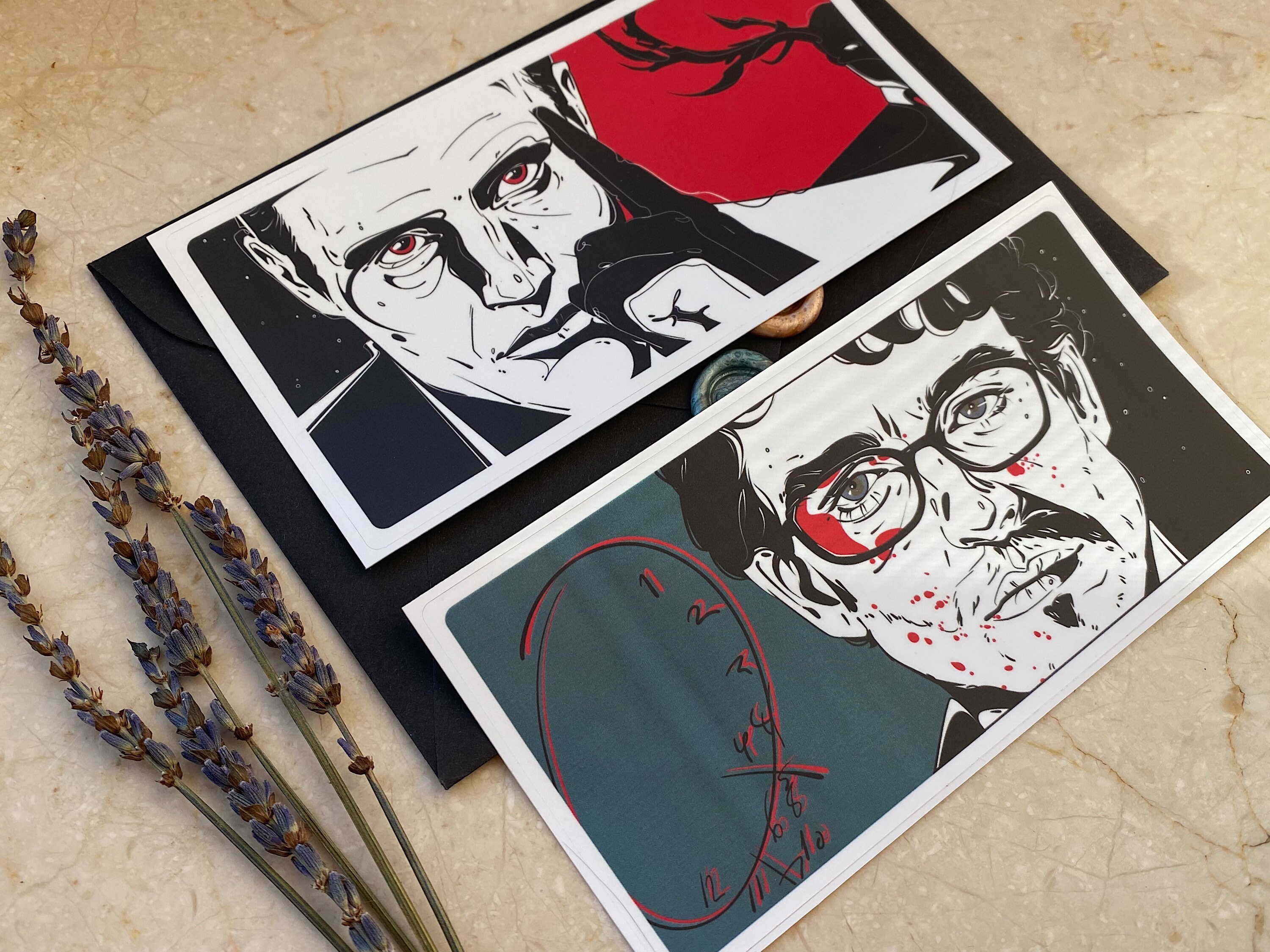 Hannibal Sticker Set of 6 Sticker Pack Hannibal Lecter and - Etsy Canada