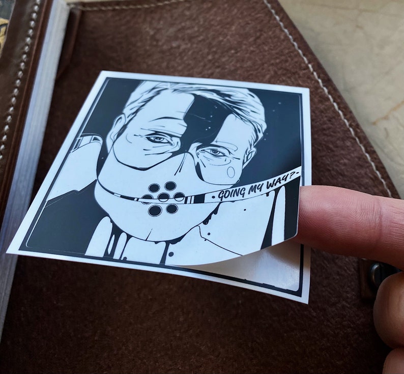 Hannibal Sticker Set, Stickerpack Hannibal Lecter & Will Graham ...