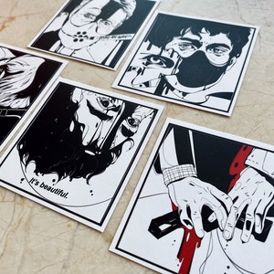 Hannibal Sticker Set, Stickerpack Hannibal Lecter & Will Graham ...