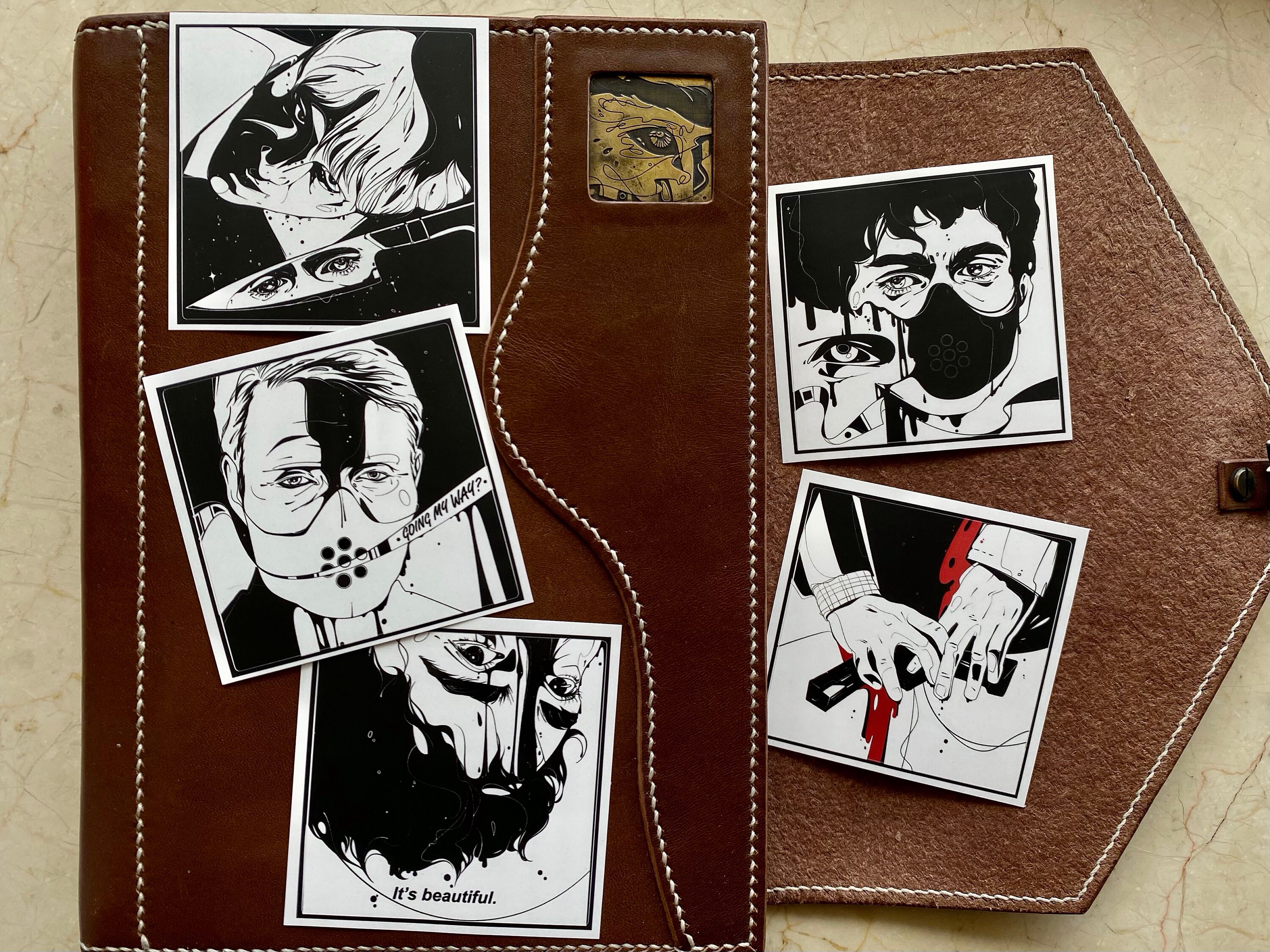 Hannibal Sticker Set, Stickerpack Hannibal Lecter & Will Graham ...