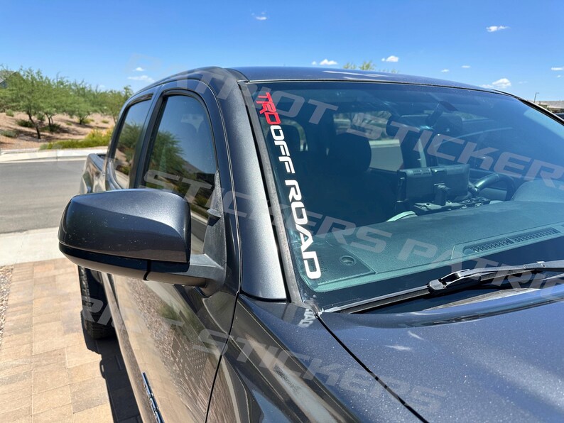 22" TRD off Road Windshield Decal Sticker, Fits Toyota Tacoma, Tundra ...