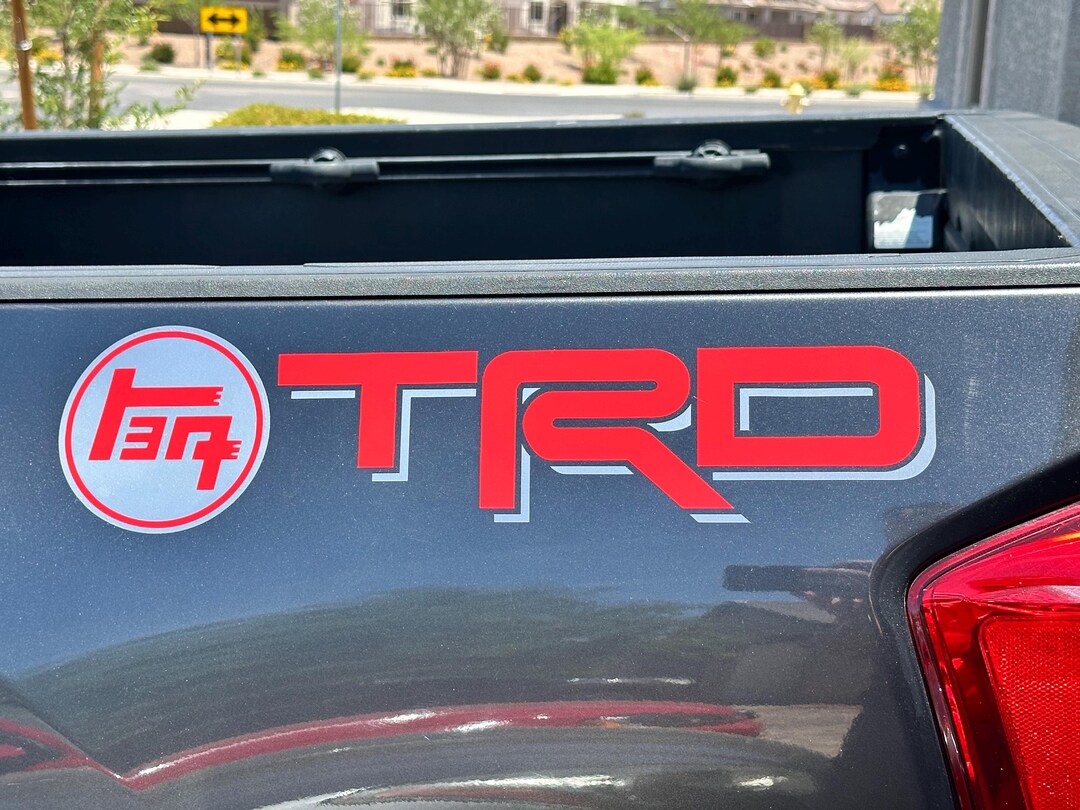 Pair (2) TRD Japanese TEQ Bed Decals Stickers, Fits Toyota Tacoma ...