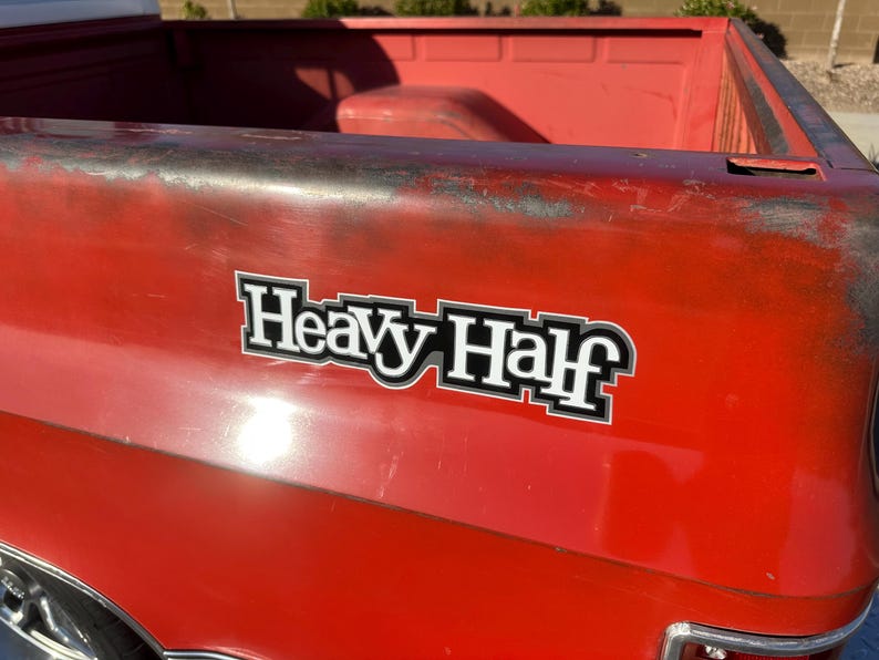 Pair of Heavy Half Replica Stickers Decals, Fits Chevrolet, Chevy, GMC ...