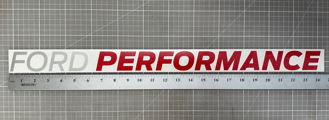 24" Ford Performance Sticker Decal, Fits Windshield of Mustang GT ...
