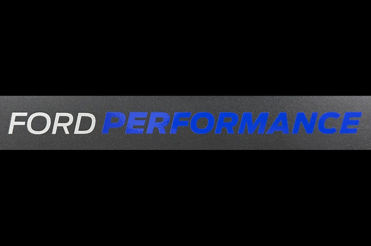 Blue Ford Performance Hood Cowl Sticker Decal, Fits Raptor Mustang ...