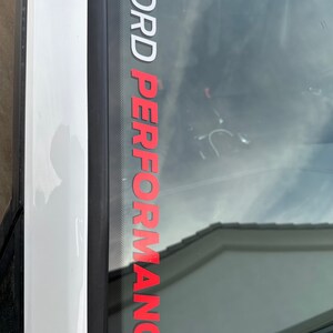 Ford Performance Windshield Sticker Decal, Fits New Bronco 2021-2023 ...