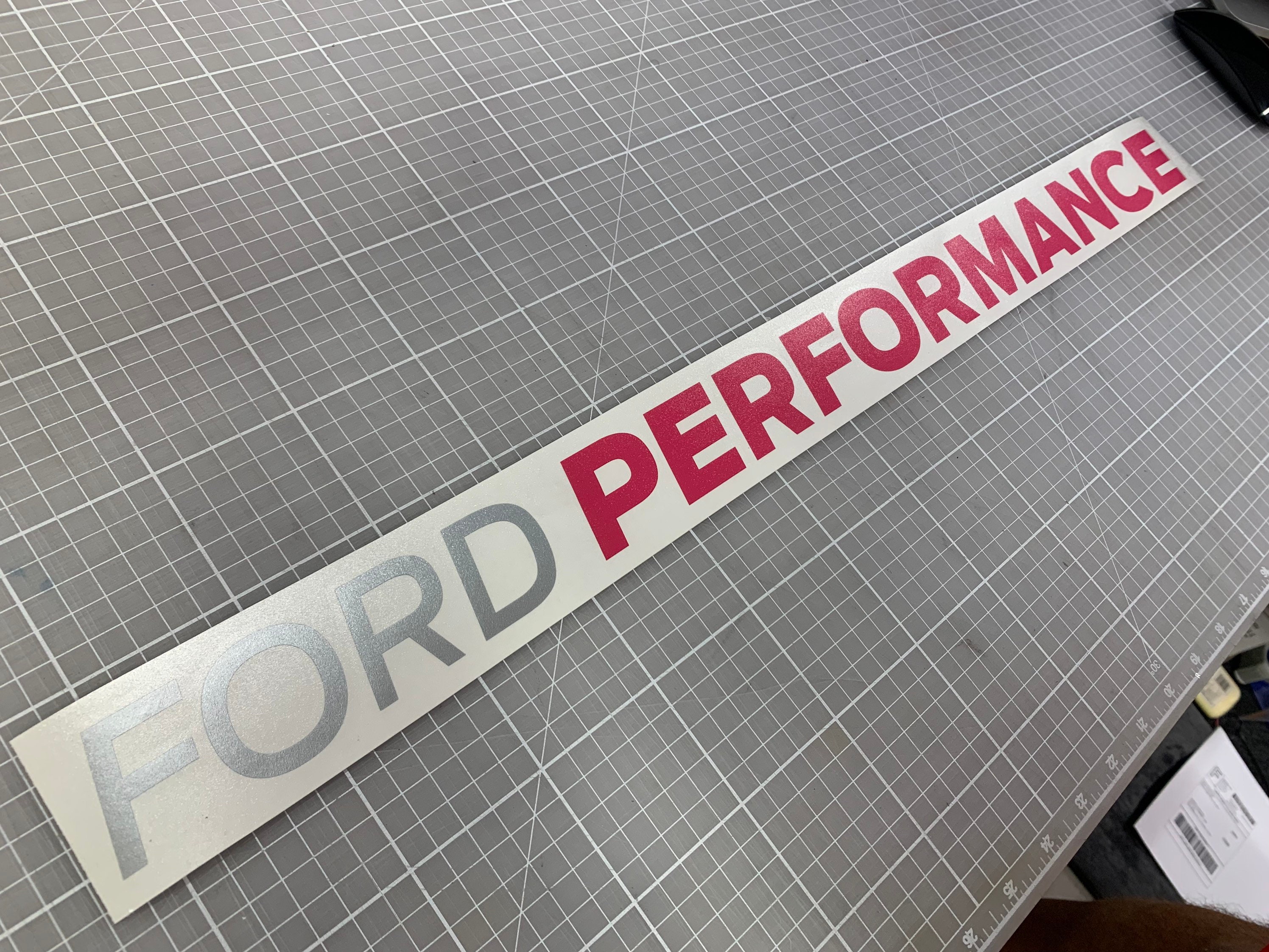 Pink Color Ford Performance Sticker Decal, Fits F-150 Raptor, Mustang ...