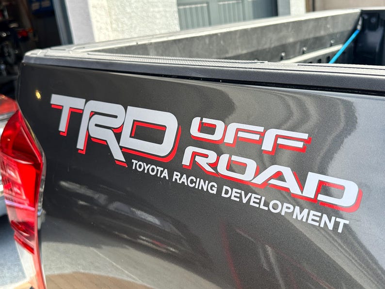 Pair (2) TRD off Road Bed Decals Stickers, Fits Toyota Tacoma, Tundra ...