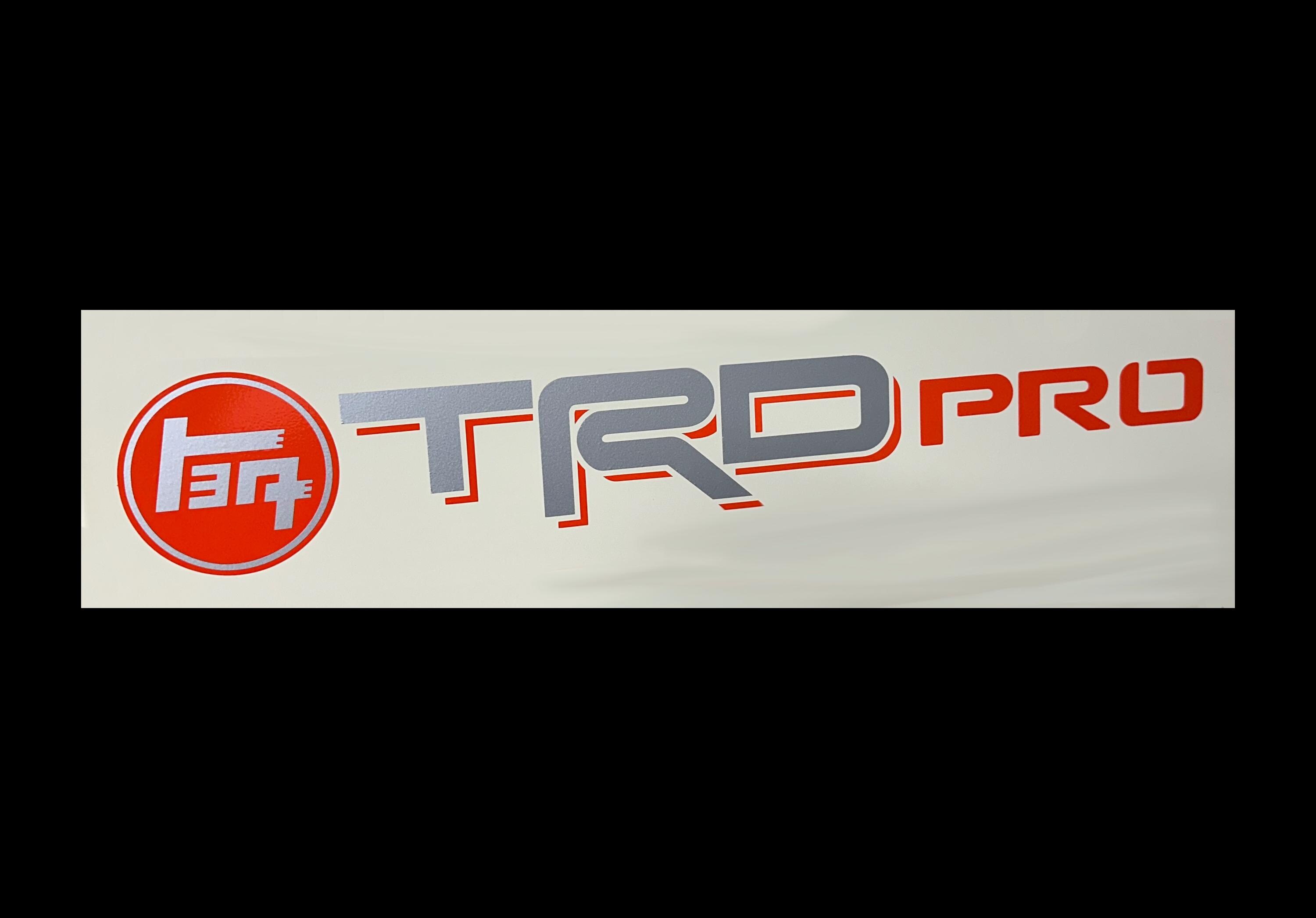 Pair (2) TRD PRO Japanese Teq Bed Decals Stickers, Fits Toyota Tacoma ...