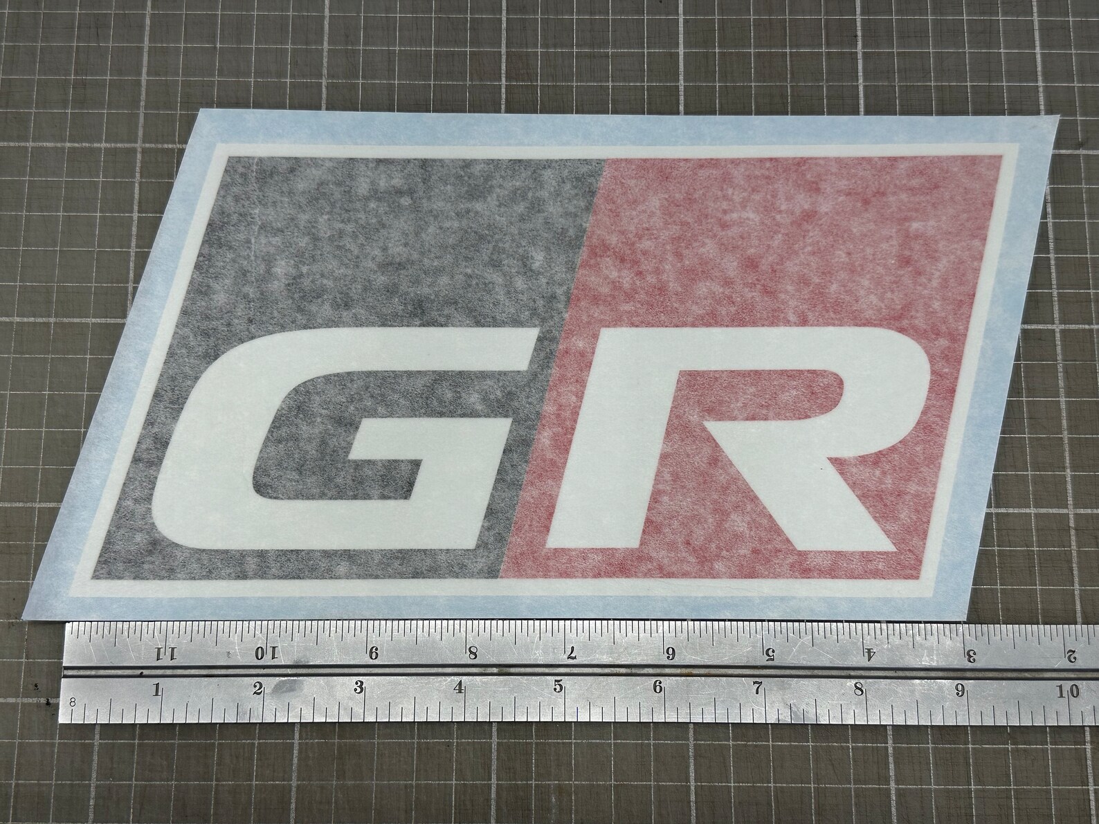 10” Gazoo Racing Window Decal Sticker, Fits Supra, GR86, GT86, FRS, GR ...