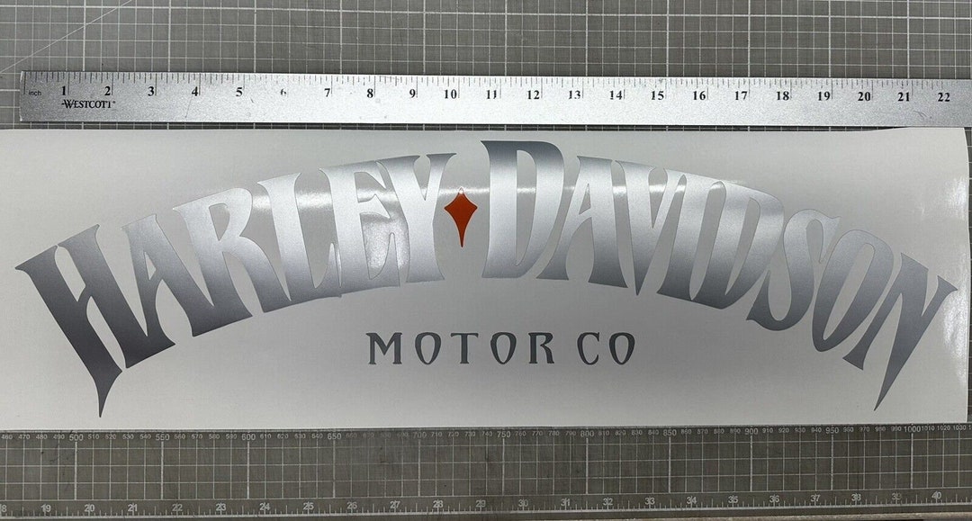 Large 22 Harley Davidson Sticker Decal for Truck Windshields, Back ...