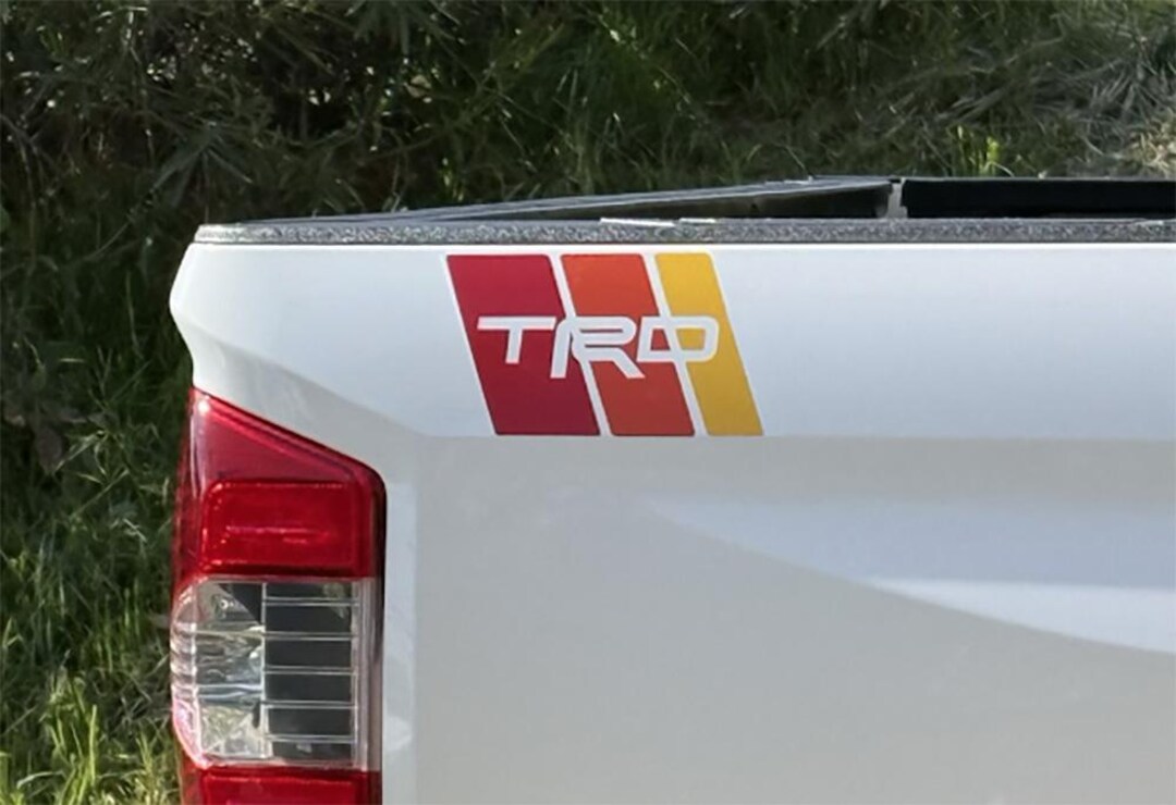 Toyota TRD Stickers Heritage Retro Vinyl Stripes, for Tundra, Tacoma ...