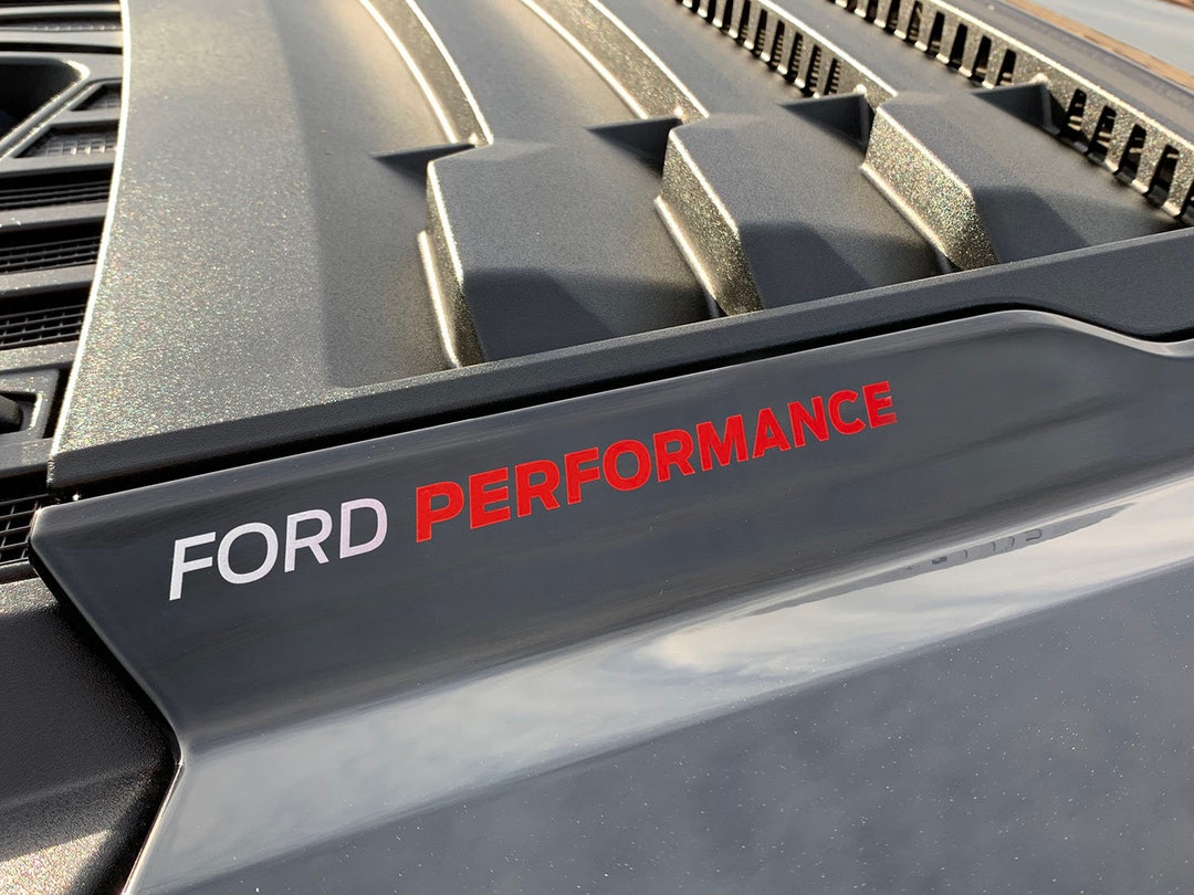 Pair of 2 Ford Performance Hood Cowl Sticker Decal, Fits Raptor Mustang ...