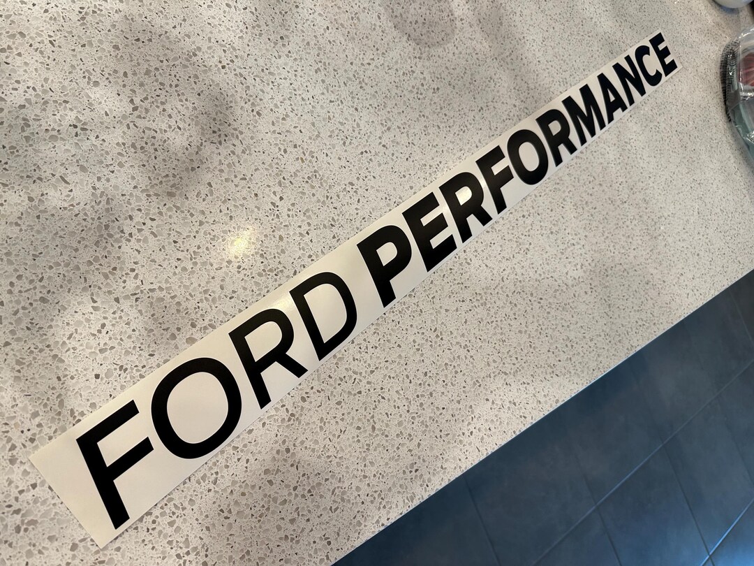 Big 40" Ford Performance Sticker Decal, Fits F-150 Raptor, Mustang ...