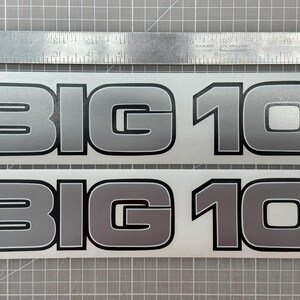 Pair of BIG 10 Stickers Decals, Fits Chevrolet, Chevy, GMC, C10 ...