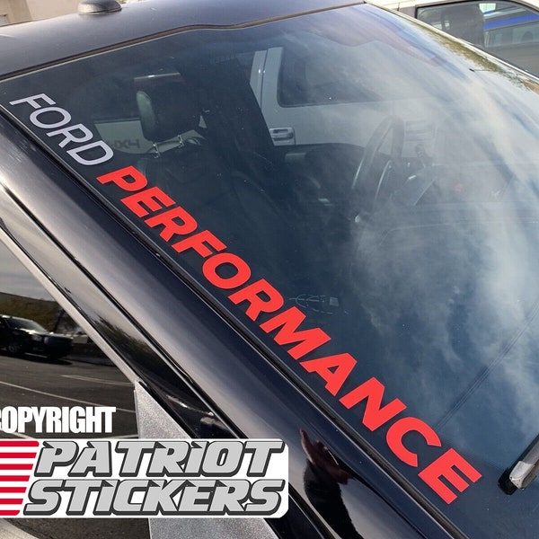 Ford Performance Windshield Decal - Etsy