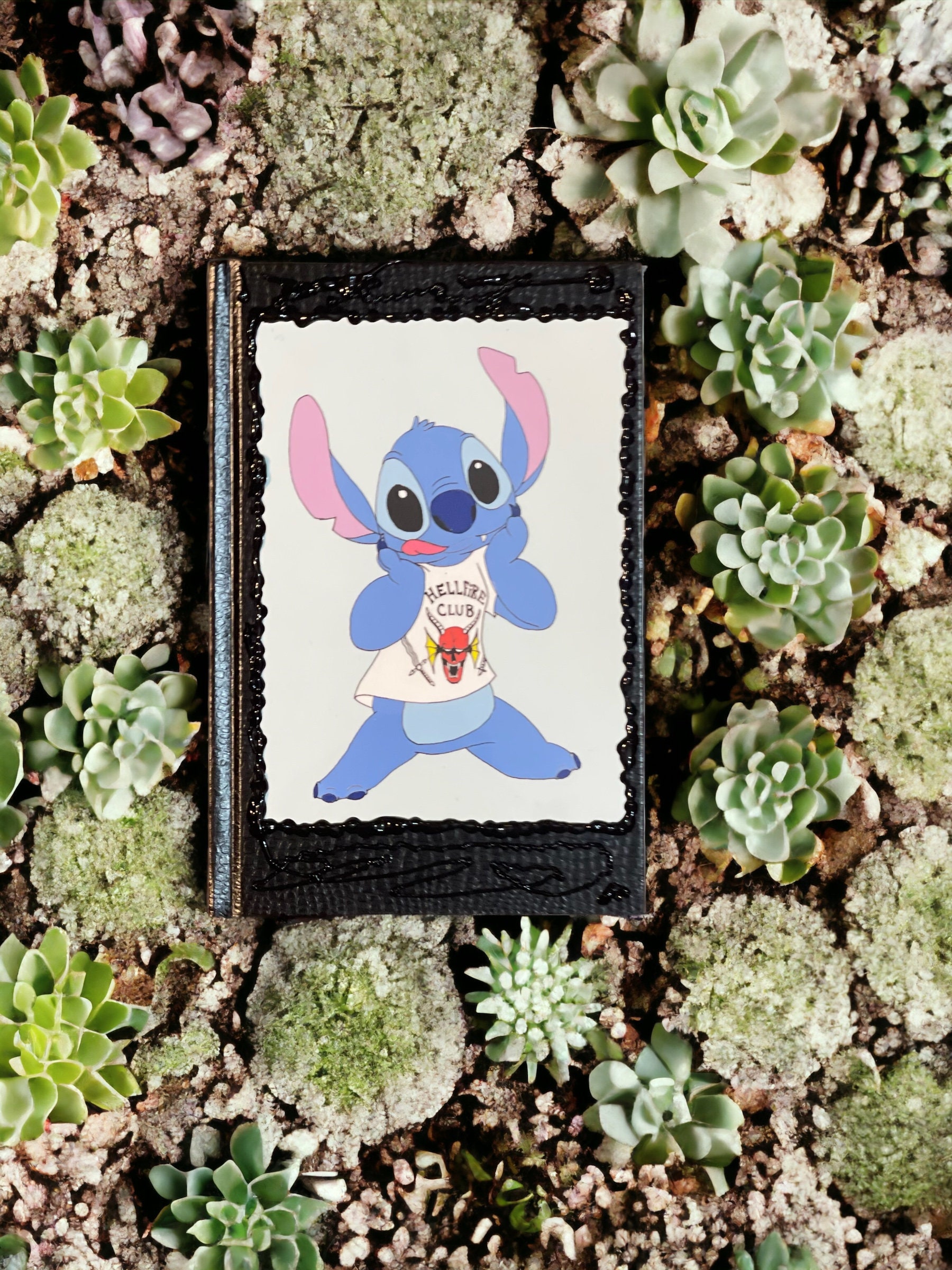 Stitch Stranger Things Sketchbook Size Medium - Etsy