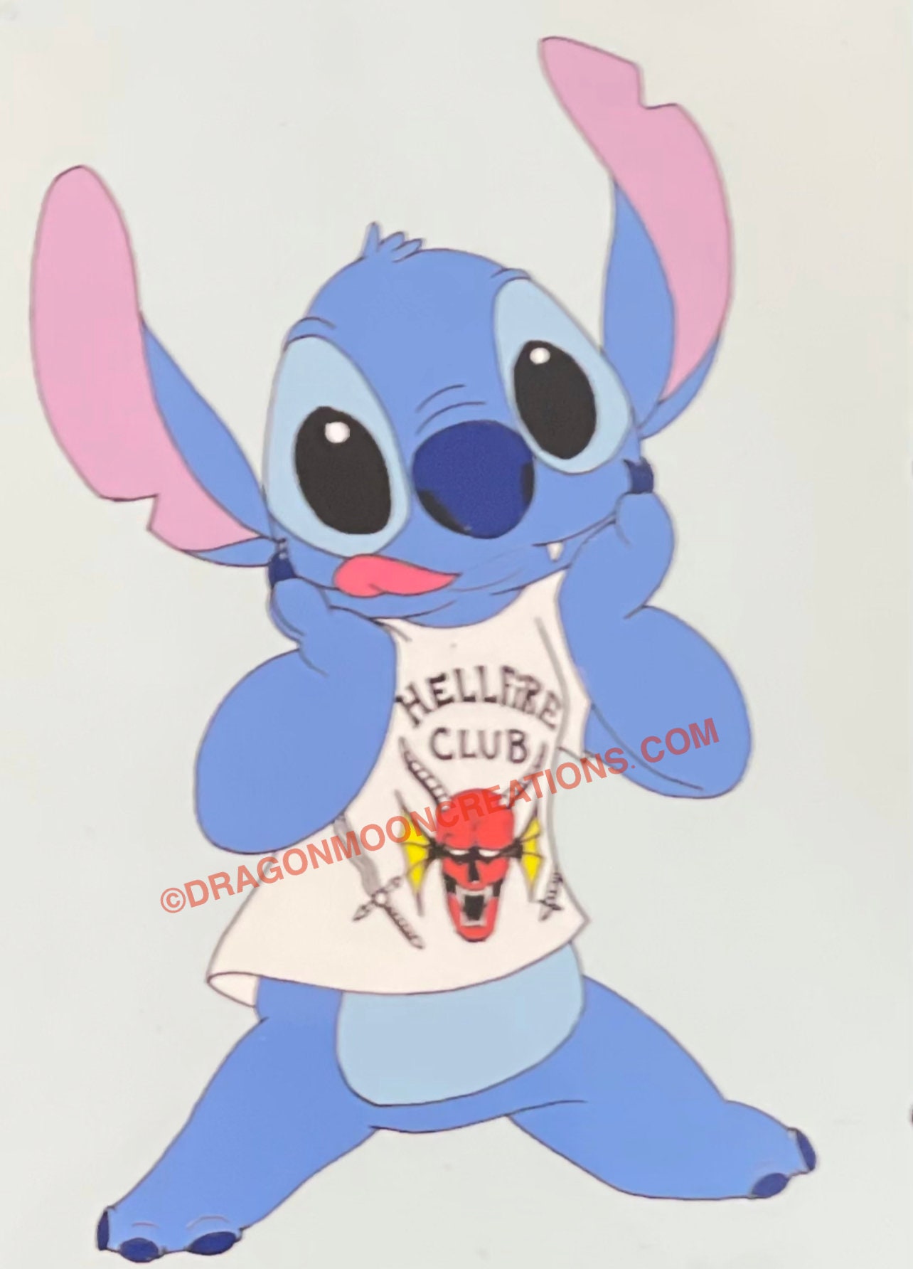 Stitch Stranger Things Sketchbook Size Medium - Etsy
