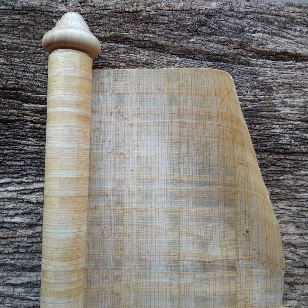 Roman Papyrus Scroll 60 X 20cm, Historic Writing Paper Scroll, Egyptian ...