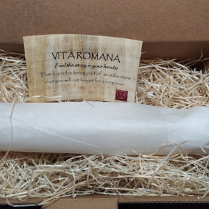 Roman Papyrus Scroll 60 X 20cm, Historic Writing Paper Scroll, Egyptian ...