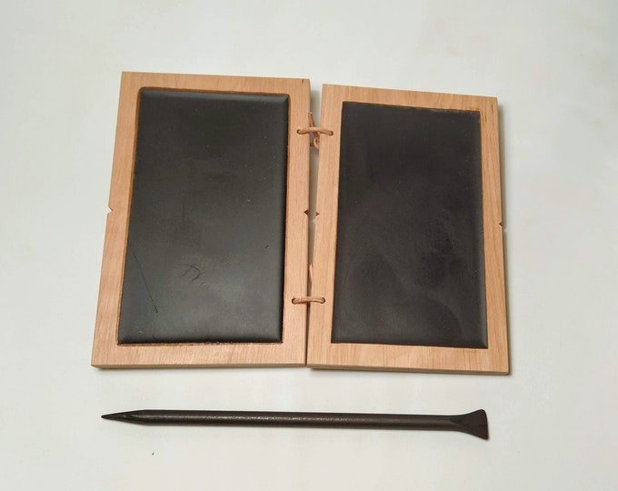 Wax Tablet W/ Wooden Stylus 3.5x4.5 Inches -- Medieval iPad - Etsy