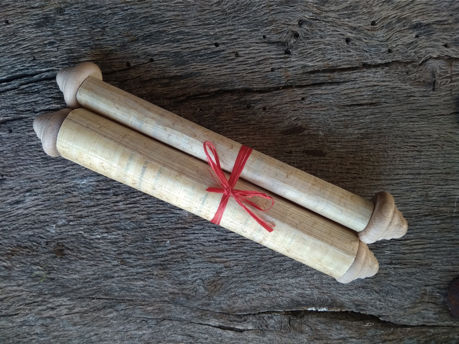 Papyrus Scroll Blank Two Wooden Sticks Roman Scroll 120x20cm - Etsy