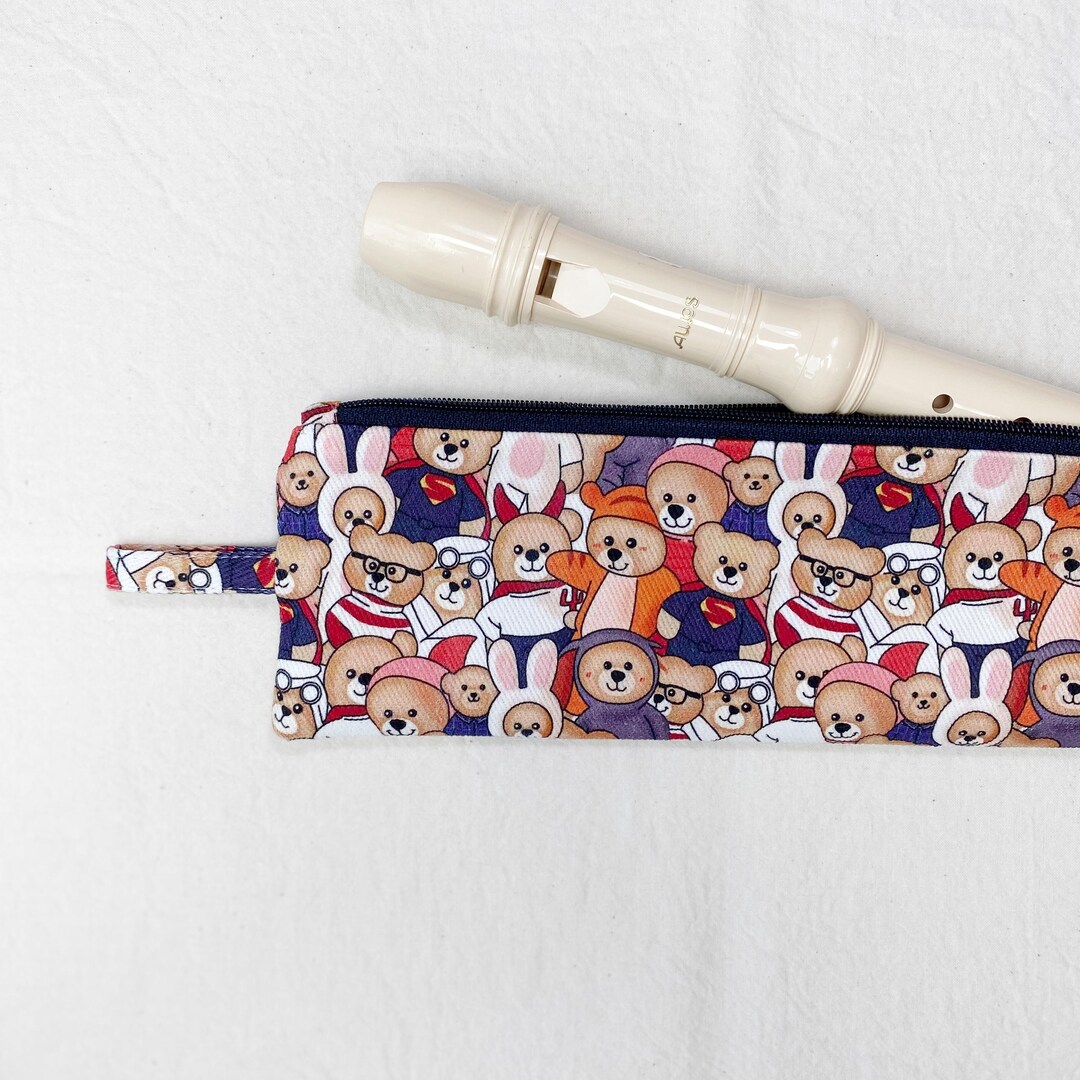 Teddy Bear Music Instrument Case for Soprano Recorder, Music Gift - Etsy