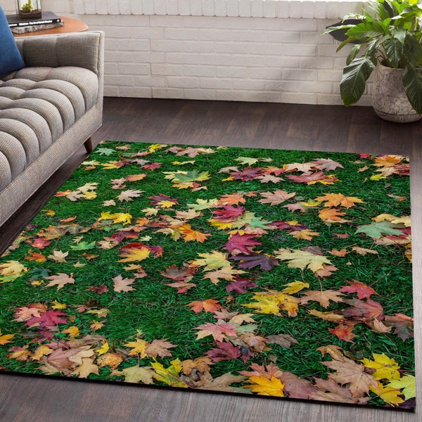 Leaf Rug - Etsy