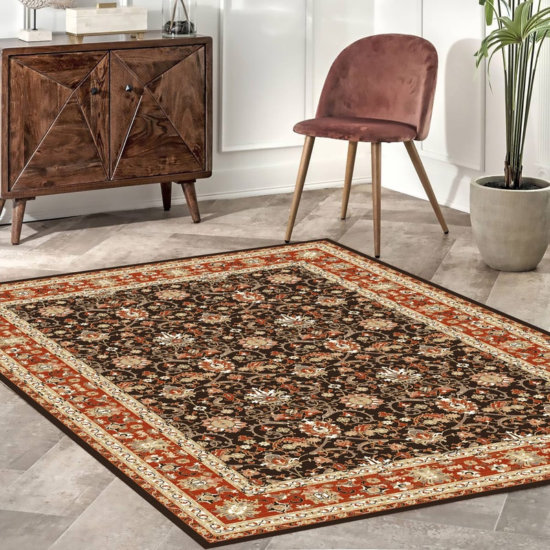 Tabriz Mahi Rug - Etsy