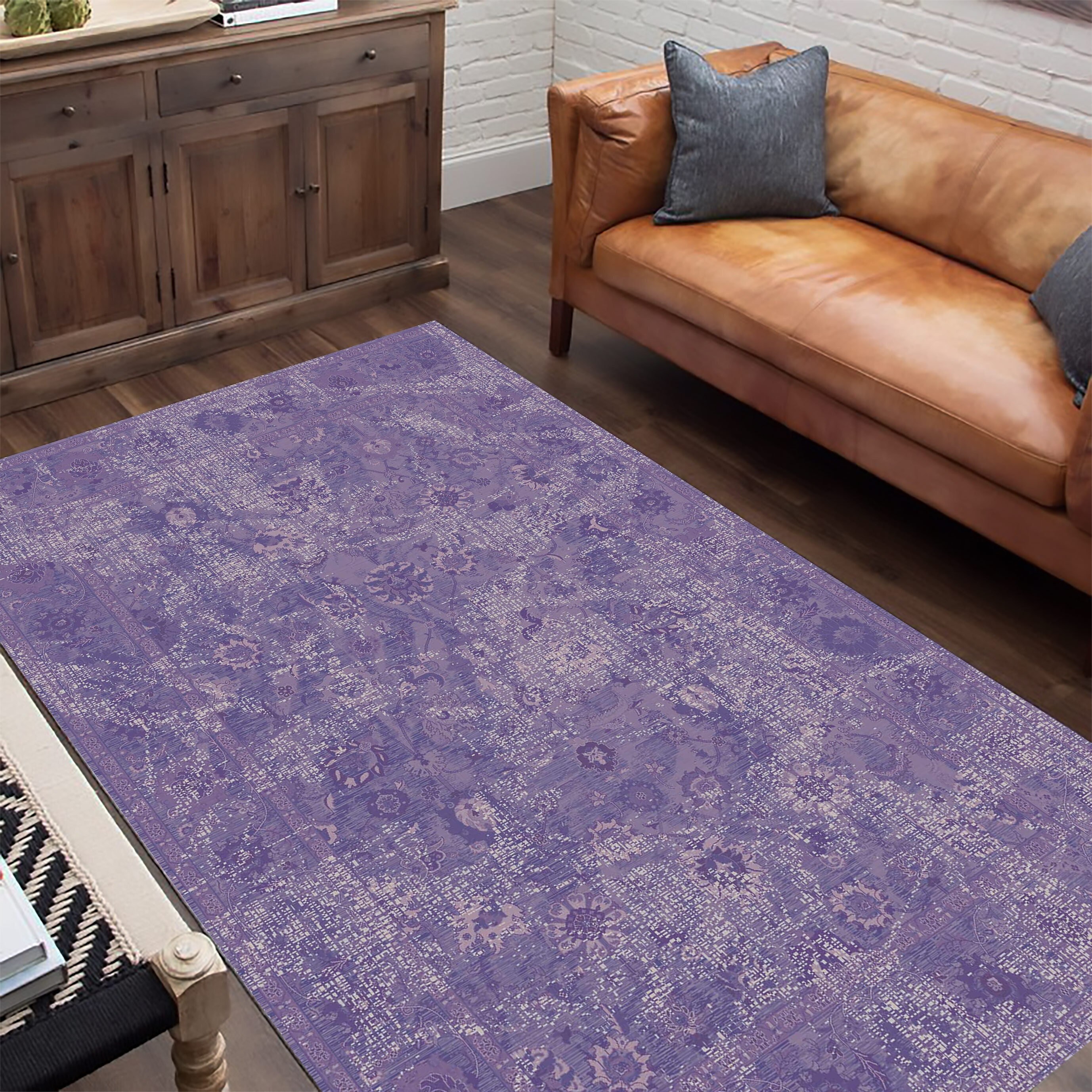 Purple Turkish Rug, Oriental Rug 8x10, Rug 8x10, Area Rugs 8x10 ...