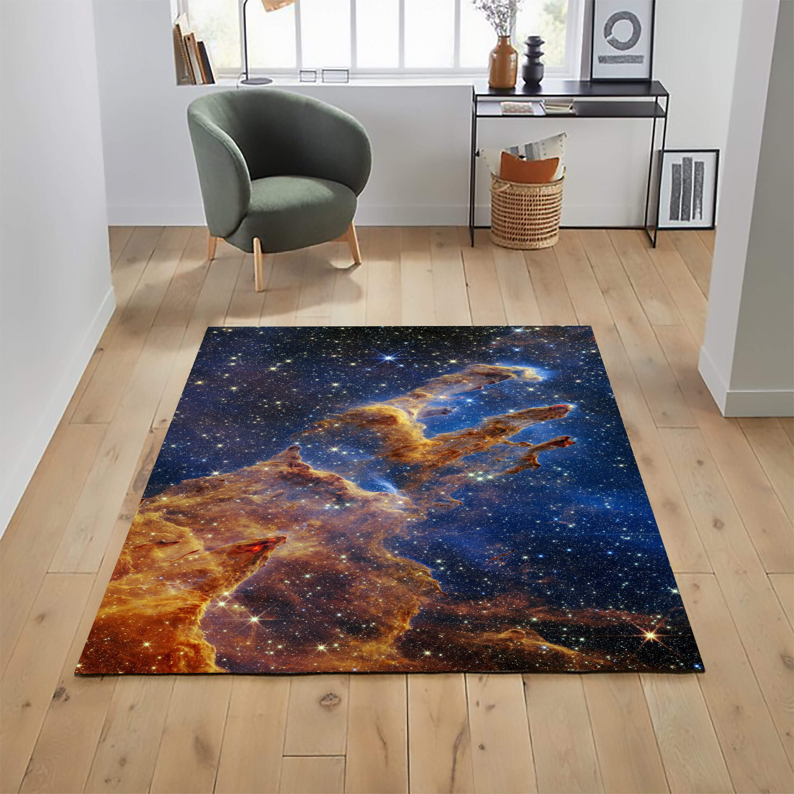 James Weeb Rug, Pillars of Creation Rug, Star Rug, Space Rug, Nebula ...