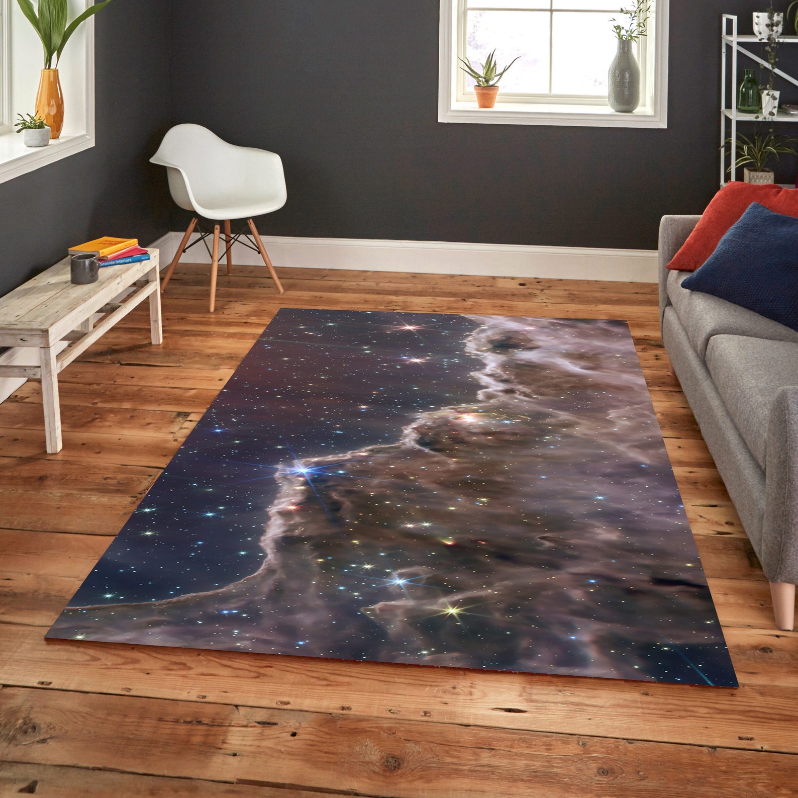 James Webb Rug, Nasa Rug, Carina Nebula Rug, Cosmic Cliffs Rug, Star ...
