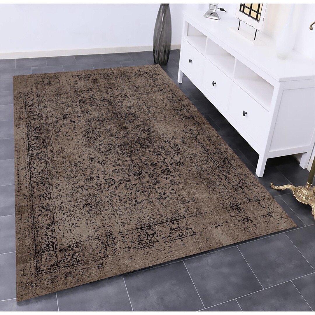 Earth Tone Persian Rug, Earth Tone Decor, Ashen Rug, Soil Rug ...